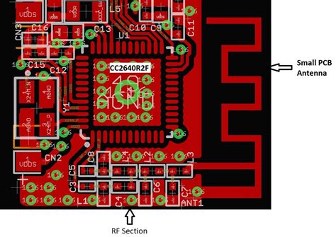 CC2640R2F Please Review Placement Of Balun Circuit And Small Size 2 4 GHz PCB Antenna