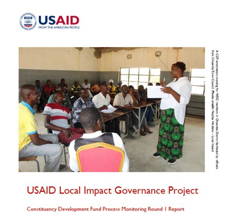 Constituency Development Fund Process Monitoring Round 1 Report 2023