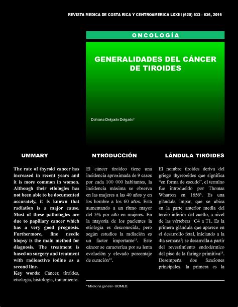 SOLUTION: Generalidades del cancer de tiroides - Studypool