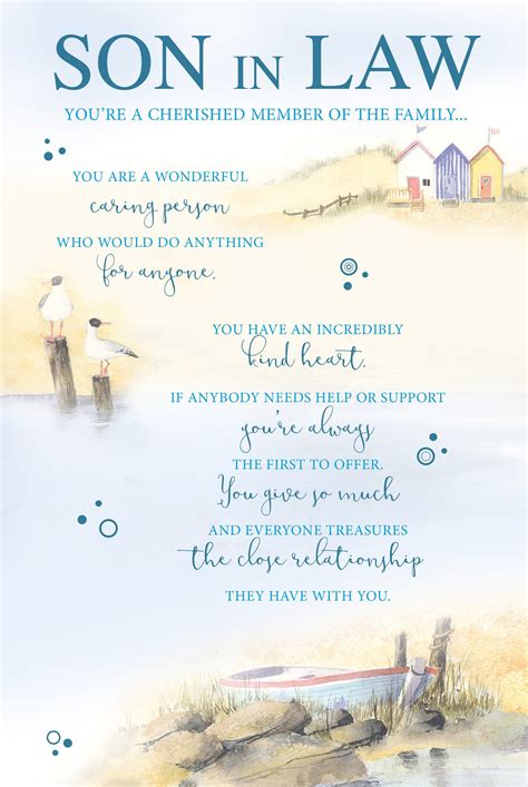 Happy Birthday Son In Law Card