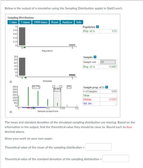 solved below is the output of a simulation using the