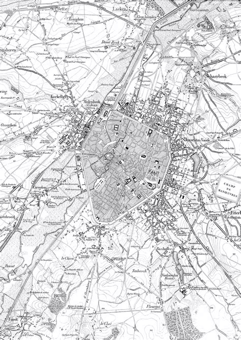 Zenne Brussel Oud Parcours Historische Fotos Kaarten En Illustraties Deel 2