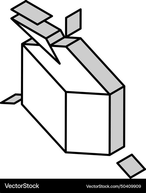 Isometric View Architectural Drafter Icon Vector Image