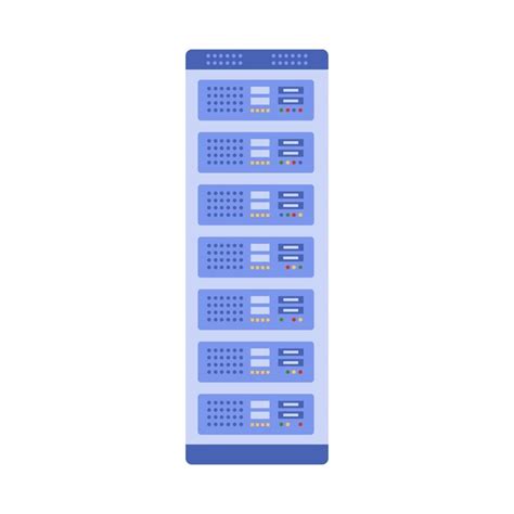 Premium Vector Server Rack Data Center Equipment For Information Storage