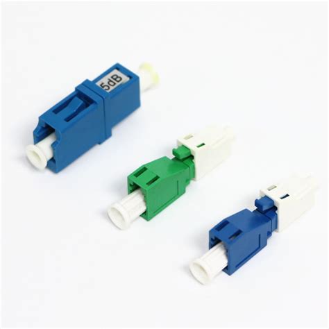 Lc Apc Upc Fiber Optic Attenuator 1 25db Optional Ftth Fast Connector Quick Adapter