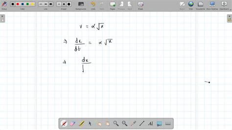 solved a particle located at x 0 at time t 0 starts moving along the