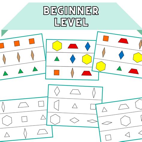 Pattern Blocks Activity Cards Pattern Block Printables Tangram Activity