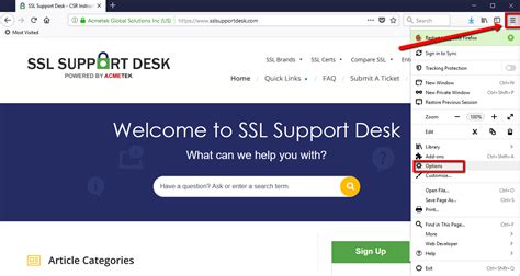 How To Import A Certificate Into Firefox Ssl Support Desk
