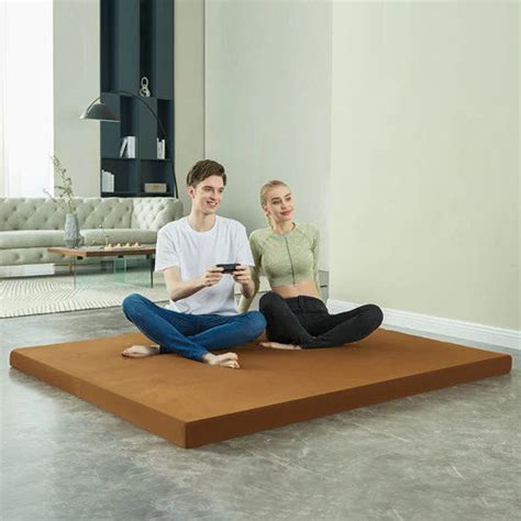 Double Memory Foam Camping Mattress Broadout