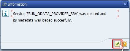 Activate And Maintain OData Services