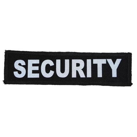 Buy Sew On Reflective Security Patch Buycamouflage Ca