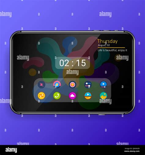 lock screen mobile application stock vector image and art alamy