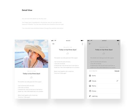 Card Diary Ios App Behance