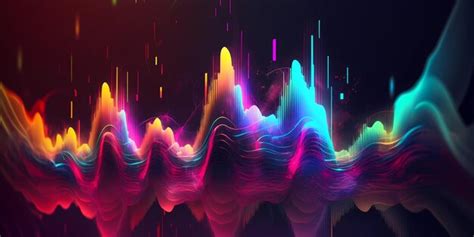 Premium Photo 3d Abstract Sound Wave Visual Backgrounddynamic Motion
