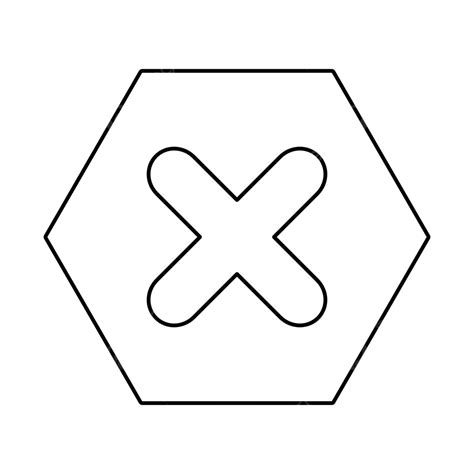 Marks Of Inaccuracy X Marks Denied Rejected False Negative Vector White Vector Black Png And