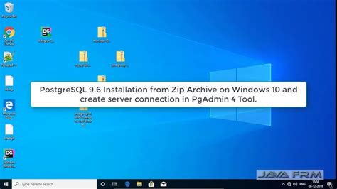 Instalacin De Postgresql En Windows 10 Youtube Postgresql Course For