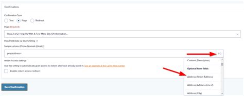 How To Pass Field Data From Form To Form Query String Carrot Help
