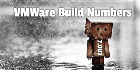vmware esxi host build numbers