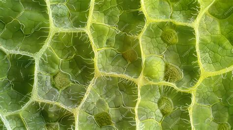 Premium Photo A Microscopic View Of A Wilted Leaf With Closed And Sunken Stomata Demonstrating