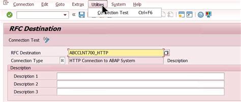 Sap Basis Administrator Blog How To Create Rfc Destination Between Two Abap Systems