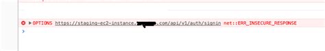 Ssl How To Fix Errinsecureresponse In Ionic V1 Stack Overflow