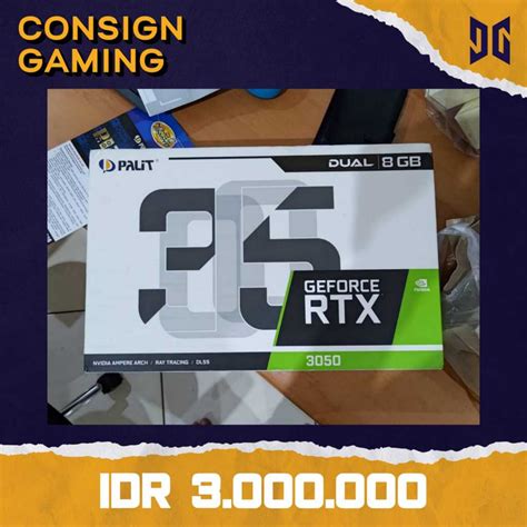 Jual PALIT RTX 3050 8GB GDDR6 ( CODE : OT497 ) | Shopee Indonesia