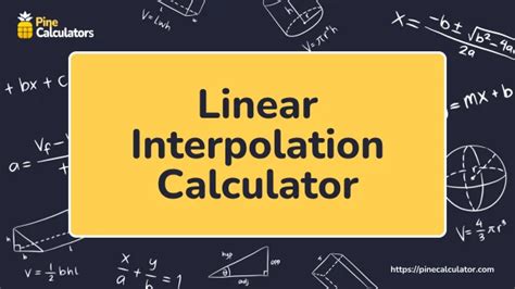 Linear Interpolation Calculator Calculate The Linear Interpolation