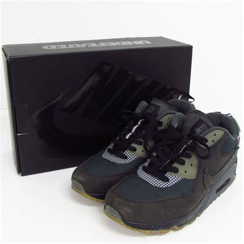 Undefeated × Nike ナイキ Air Max 90 Cq2289 002 Blackblack Anthracite Size