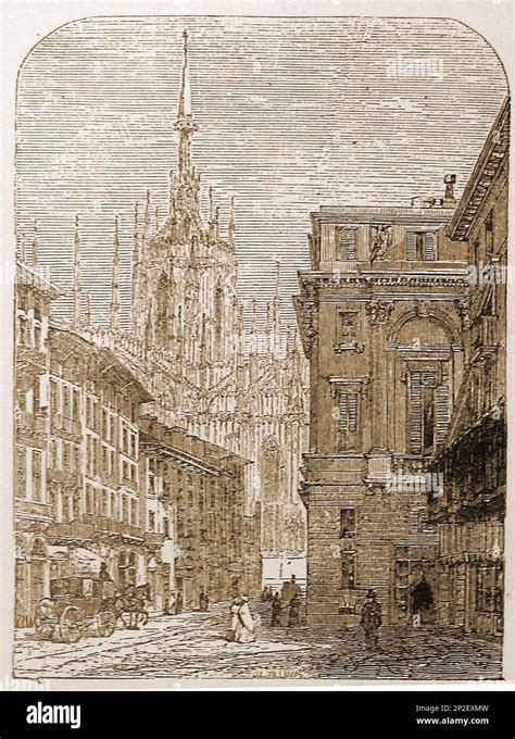 Duomo Di Milano Disegno Fotos Und Bildmaterial In Hoher Auflösung Alamy