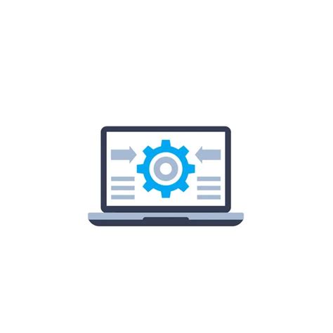 Coding Software Development App Integration Stock Vector Image By
