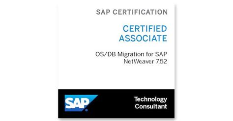 Nuno Lisboa On Linkedin Sap Certified Technology Associate Os Db Migration For Sap Netweaver…