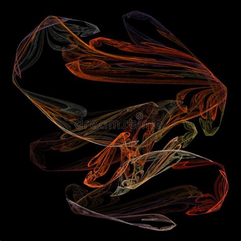 Simple Multicolor Abstract Pattern On Black Background Wallpaper Stock Illustration