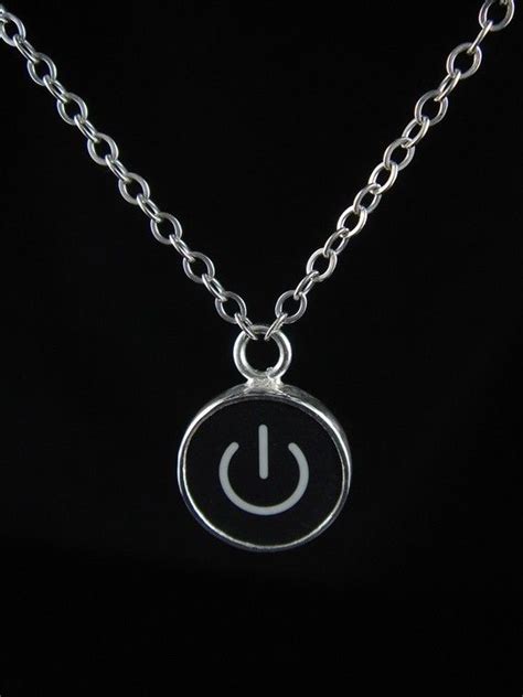 Computer Key Jewelry Repurposed Power Standby Symbol Key Etsy Key Jewelry Jewelry Symbol