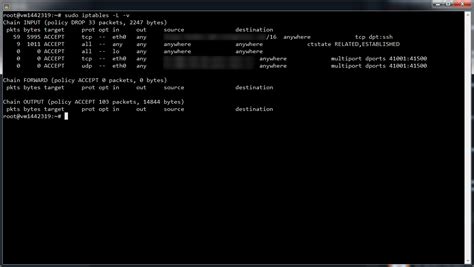 iptables установка теория практика