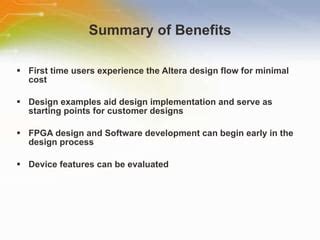 Cyclone II FPGA Overview PPT