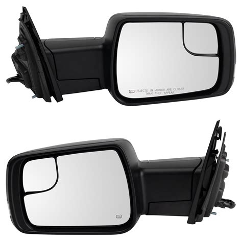Trq Mirror Set Power Folding Turn Signal Heated Memory Temp Sensor For Ram 1500 Mra09884