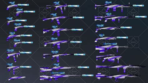 D Weapons Pack With Skins And Icons Unity Asset GameDev Market