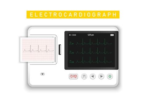 Premium Vector Electrocardiograph