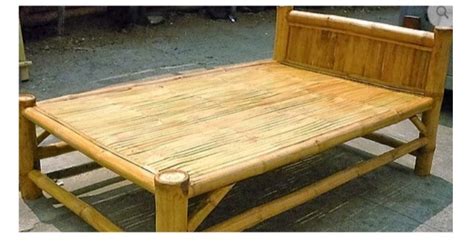 Bamboo Queen Size Bed Frame Furniture And Home Living Furniture Bed