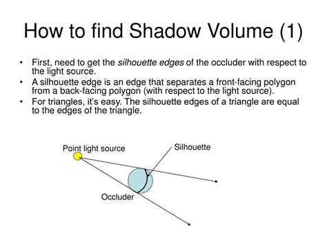 Ppt Stencil Buffer Shadow Volumes Powerpoint Presentation Free