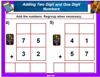 Google Slides Adding Two Digit And Two Digit Numbers By MandM Creations