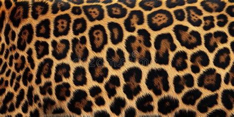 Realistic Leopard Fur Texture Close Up Detailed High Quality Image