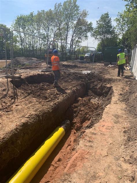Underground Gas Pipe Installation