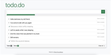 GitHub BoraKucukkara Todo Do Simple Vanilla Js Todo App