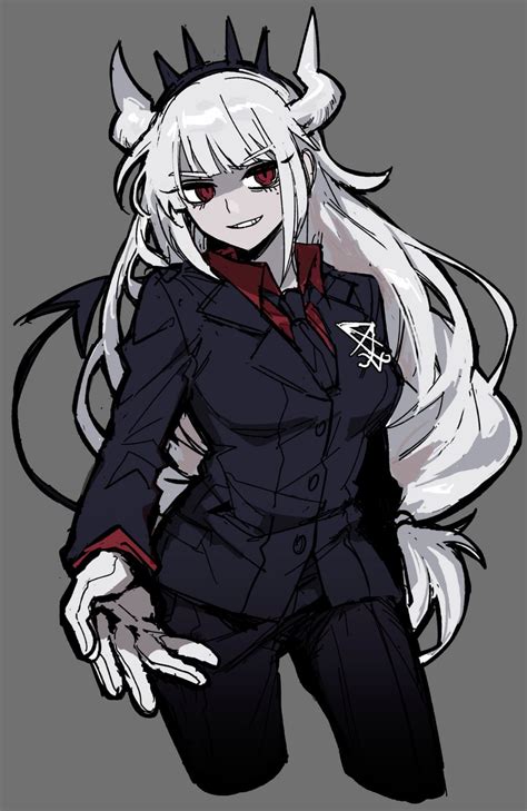 Lucifer Helltaker Drawn By Jihecchi Danbooru