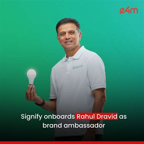 Ca Krishan Kant Gupta On Linkedin Excited To See Rahul Dravid As The Brand Ambassador For Our
