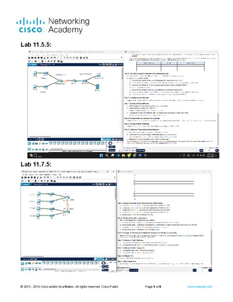 1166 Lab Calculate Ipv4 Subnets Lab 115 Lab 117 Lab 119 Lab