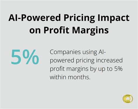 Chart Showing Up To 5 Increase In Profit Margins For Companies Using Ai Powered Pricing Ai