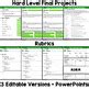 Turtle Final Coding Project Hard Level Editable Resource Package