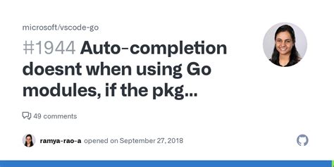 Auto Completion Doesnt When Using Go Modules If The Pkg Hasnt Been Imported Issue